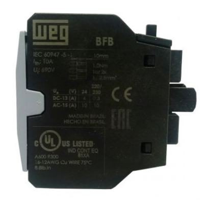 Bloco de Contato Auxiliar Frontal BFB - WEG 4NA